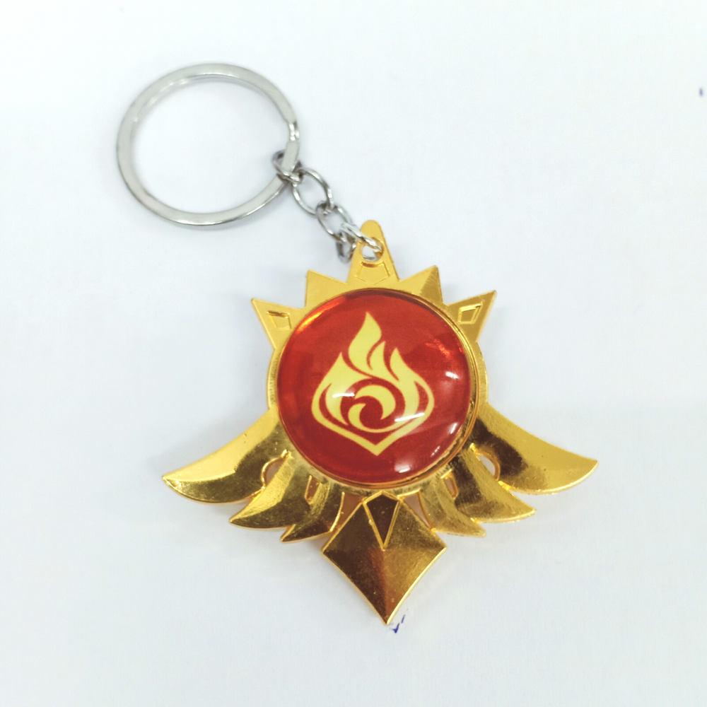 Genshin Pyro Keychain